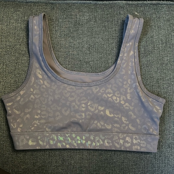 ZYIA | Intimates & Sleepwear | Zyia Navy Cheetah Sports Bra | Poshmark